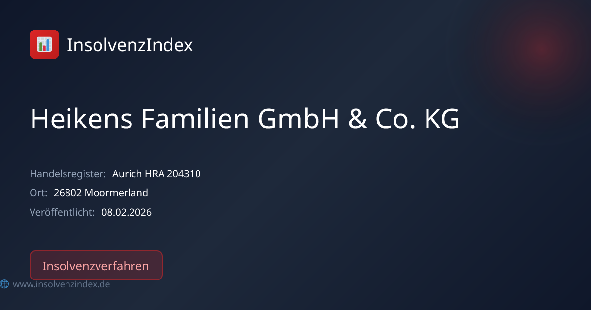Neupert Ingredients KG (Lüneburg HRA 204310) - Insolvenz Egestorf ...